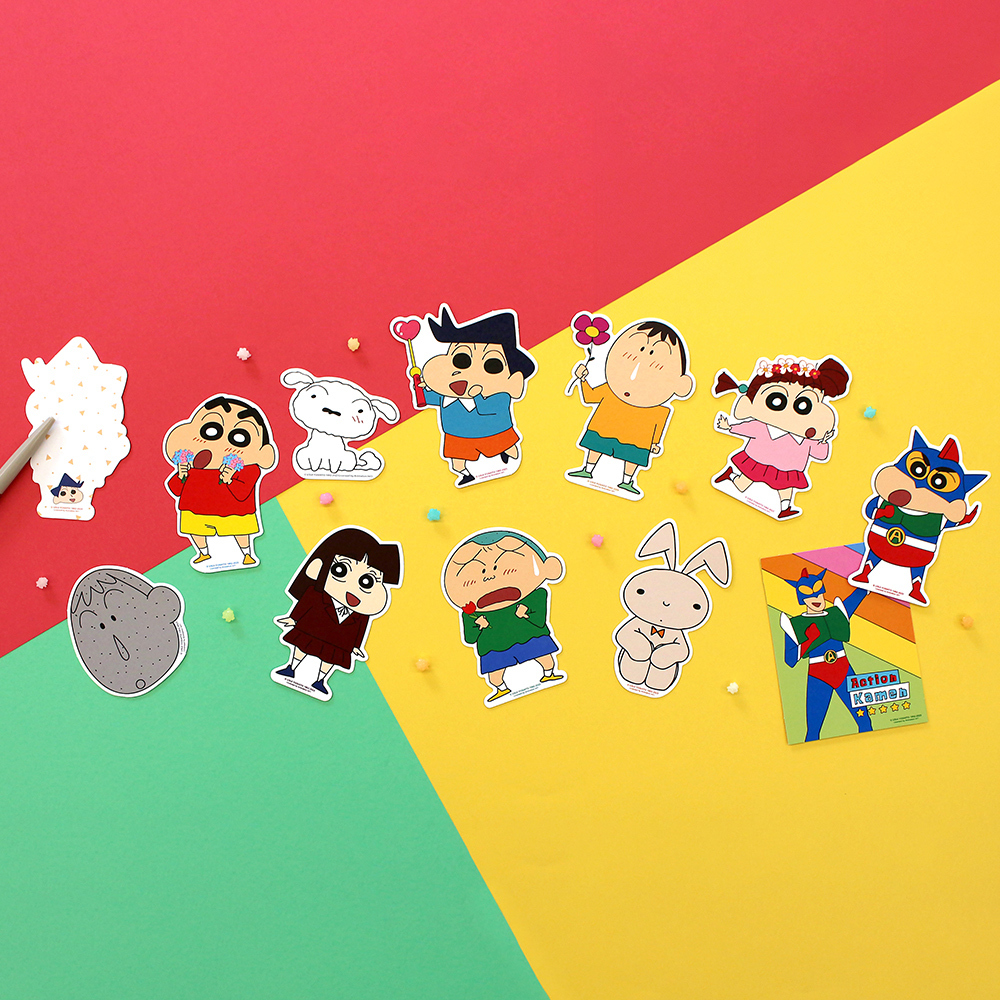 CRAYON SHIN-CHAN Mini Card Set 蠟筆小新 造型心意卡 (連信封)