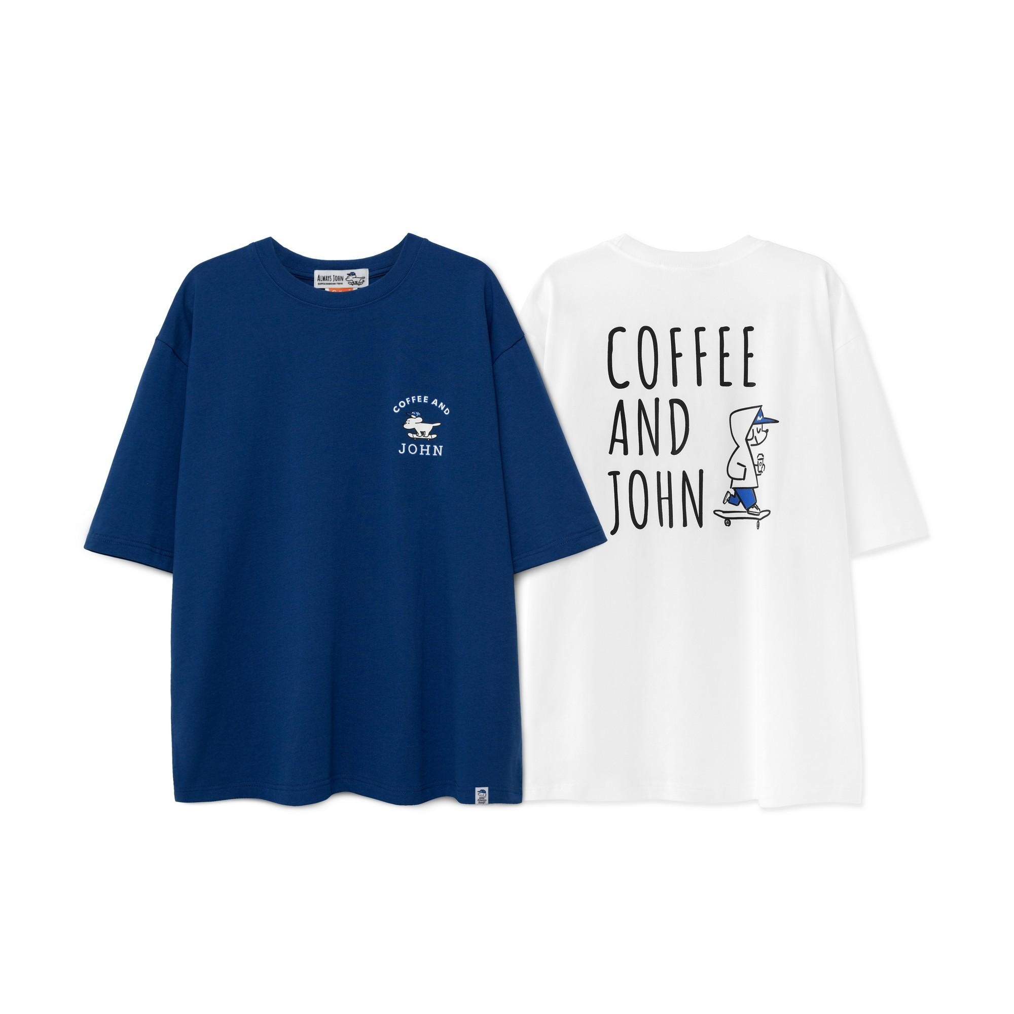 ｜ALWAYS JOHN®｜COFFEE AND JOHN Logo Tee 圖像短T