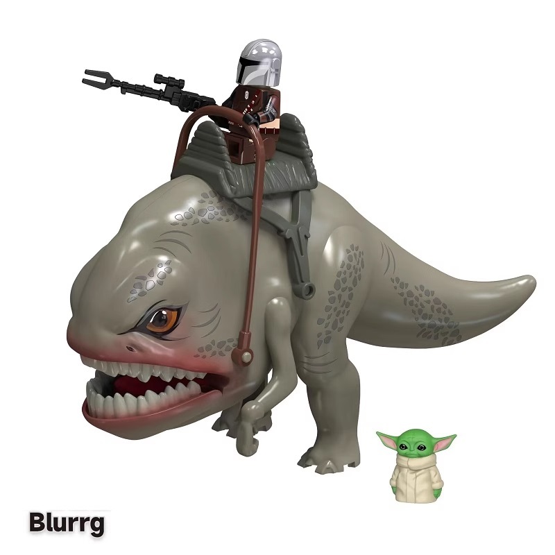 3PCS Mandalorian Yoda Blurry Star Wars Minifigs TV8071