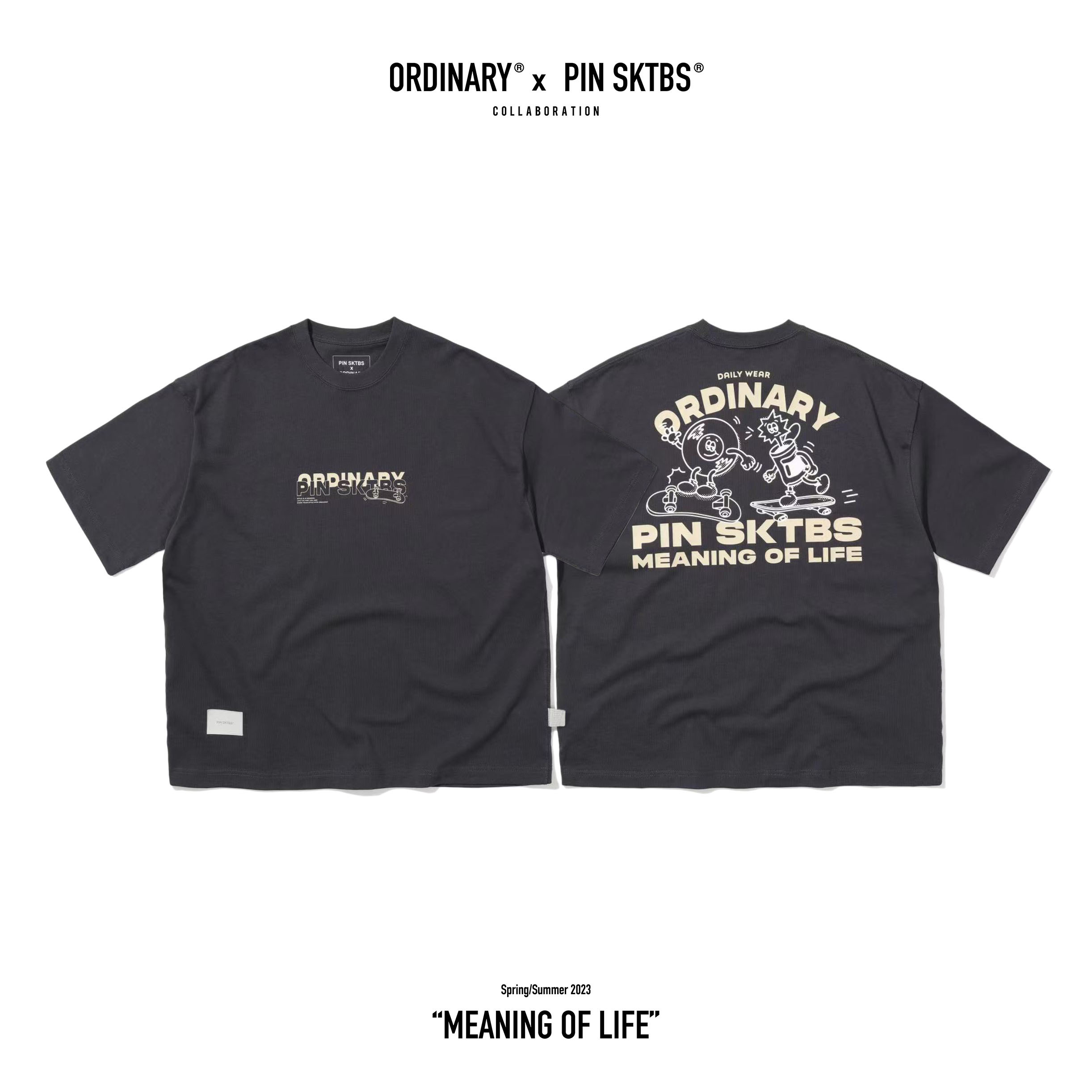 ORDINARY x PIN SKTBS 聯名短TEE