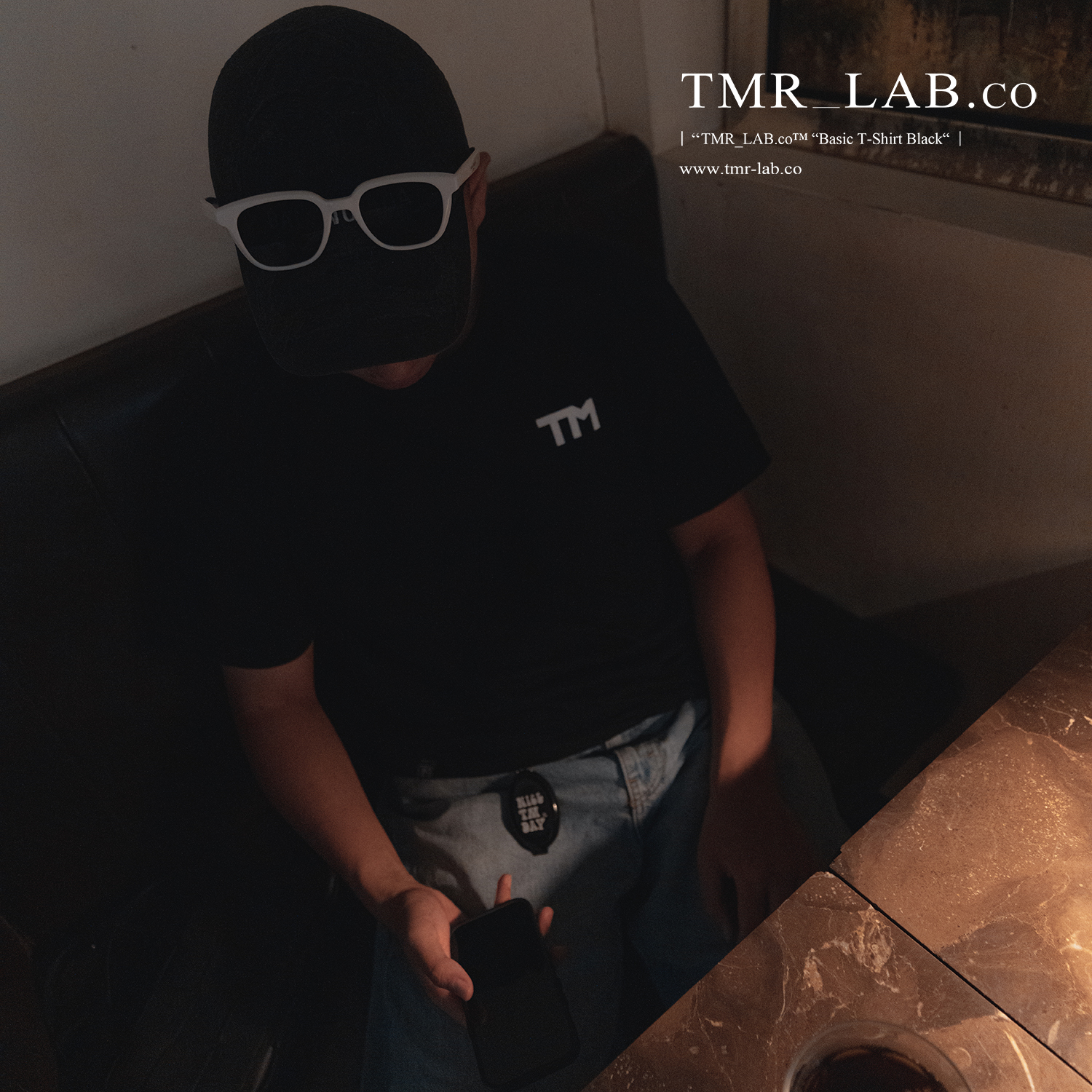 ｜TMR_LAB.co™ “Basic T-Shirt Black“｜