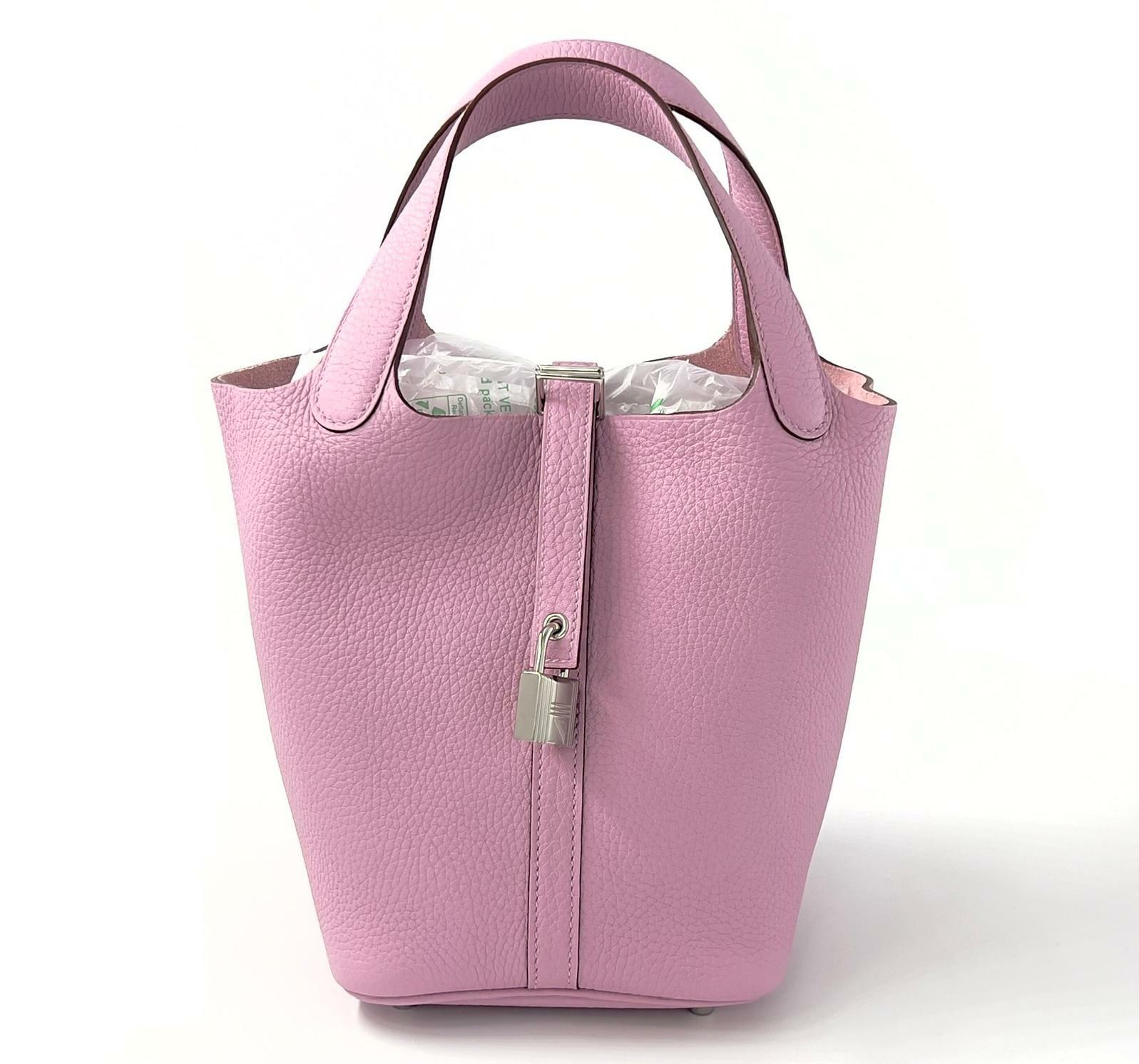 （超平！超靚色X9銀扣接近全新）HERMES PICOTIN 18CM