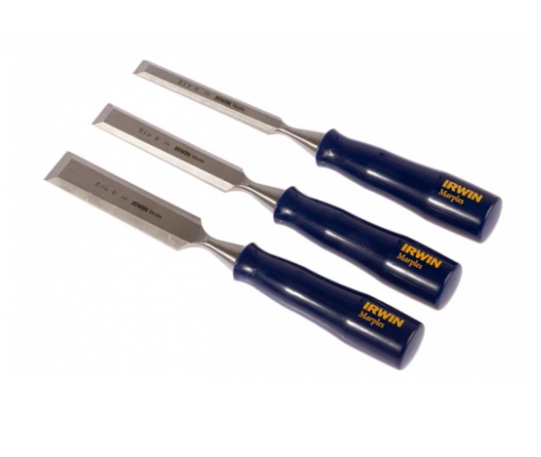 "IRWIN"M444 套裝基本型藍柄木工鑿