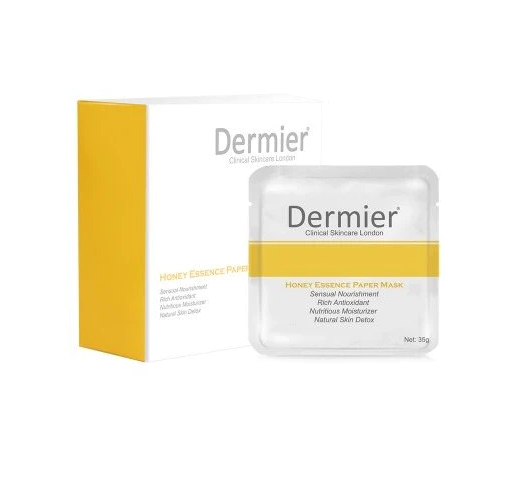 Dermier - 蜂皇精華蠶絲面膜 Honey Essence Paper Mask (35g x 7片)