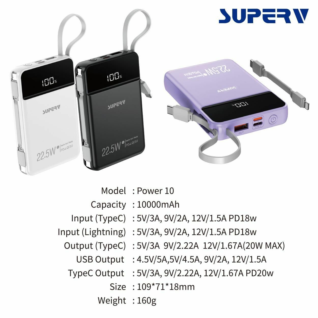SuperV Multifunctional Power Bank