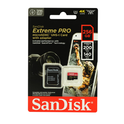 SanDisk Extreme PRO microSDXC 記憶卡 + Adapter