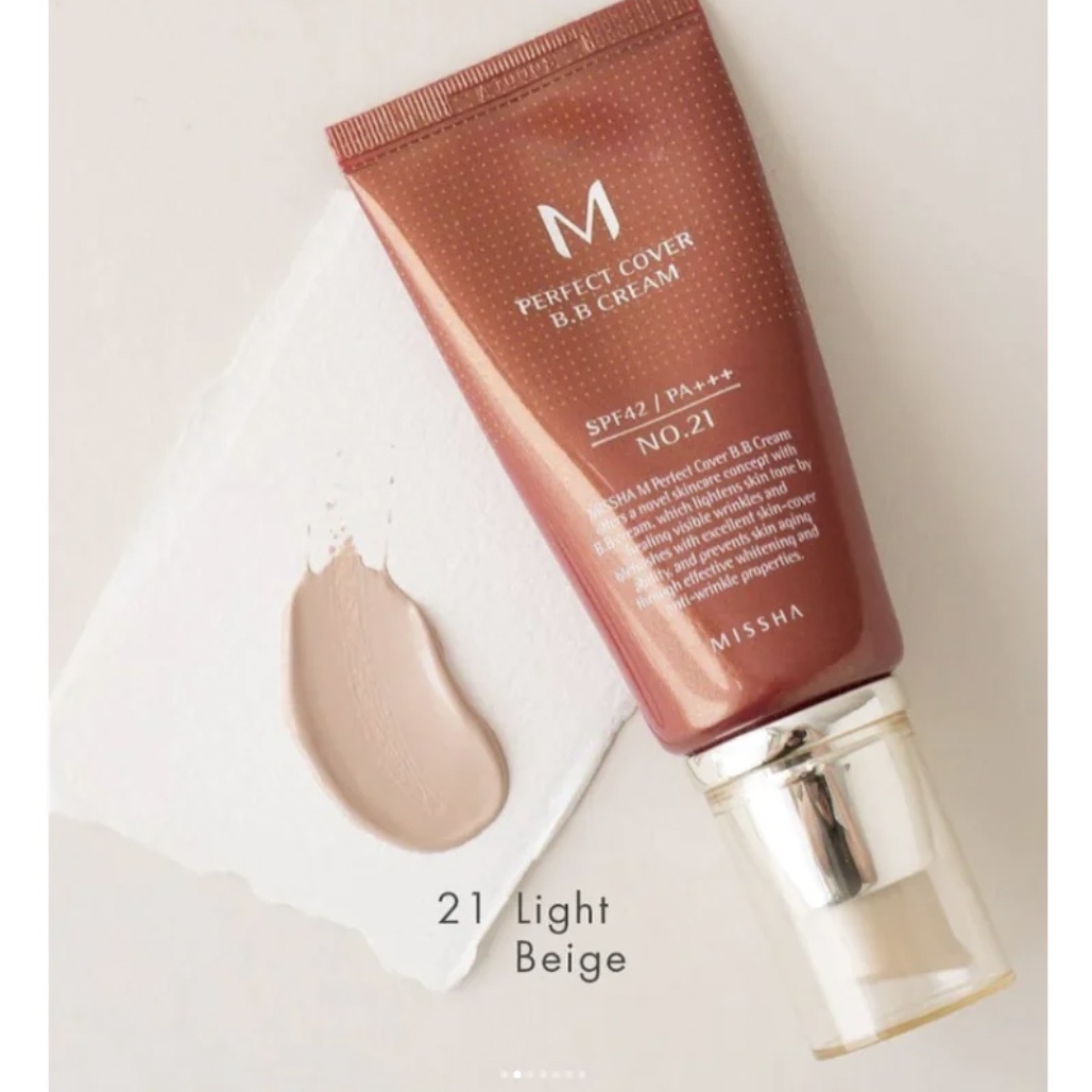 【MISSHA】Perfect Cover BB Cream SPF42/PA+++ 完美亮白抗皺BB霜