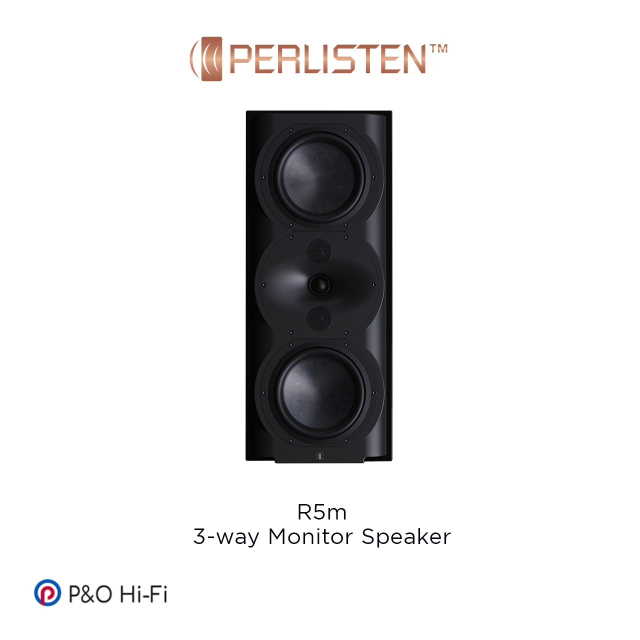 PERLISTEN R5m 3 路分音監聽書架喇叭 (一對)