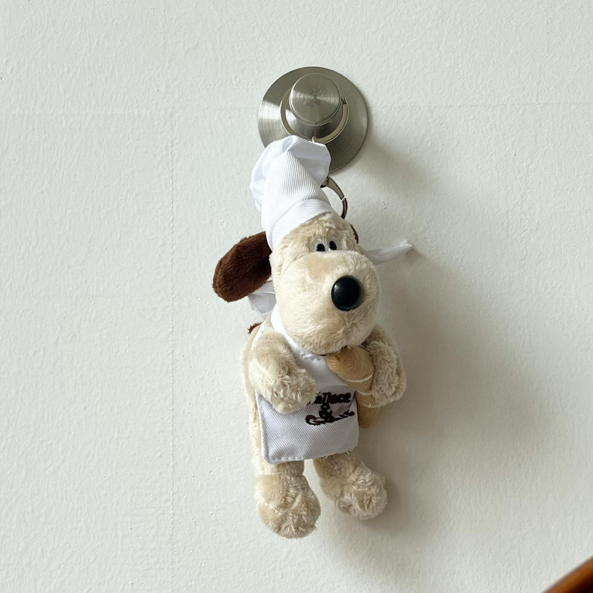 Chef Gromit Doll Keyring 廚師造型掌門狗 公仔鎖匙扣