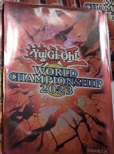 遊戲王WCS2023 卡套-紅色（一包10個）