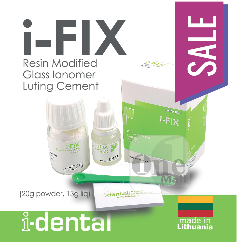i-FIX Resin Modified Glass Ionomer Luting Cement