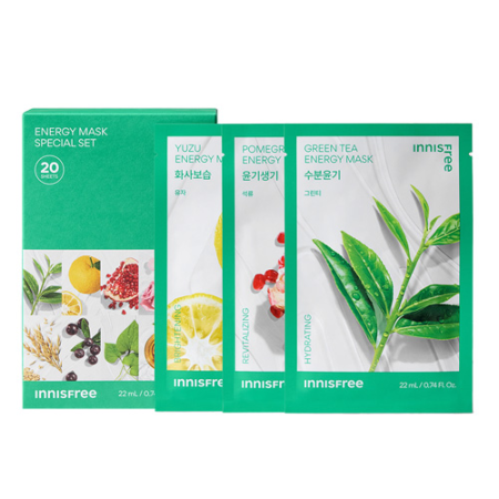 Innisfree Energy Mask Special Set [20PCS]