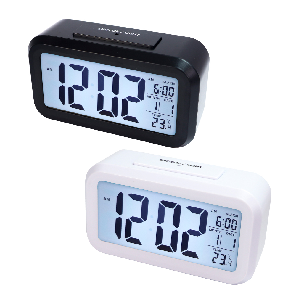 【KINYO】簡約光控聰明鐘 (TD-331)