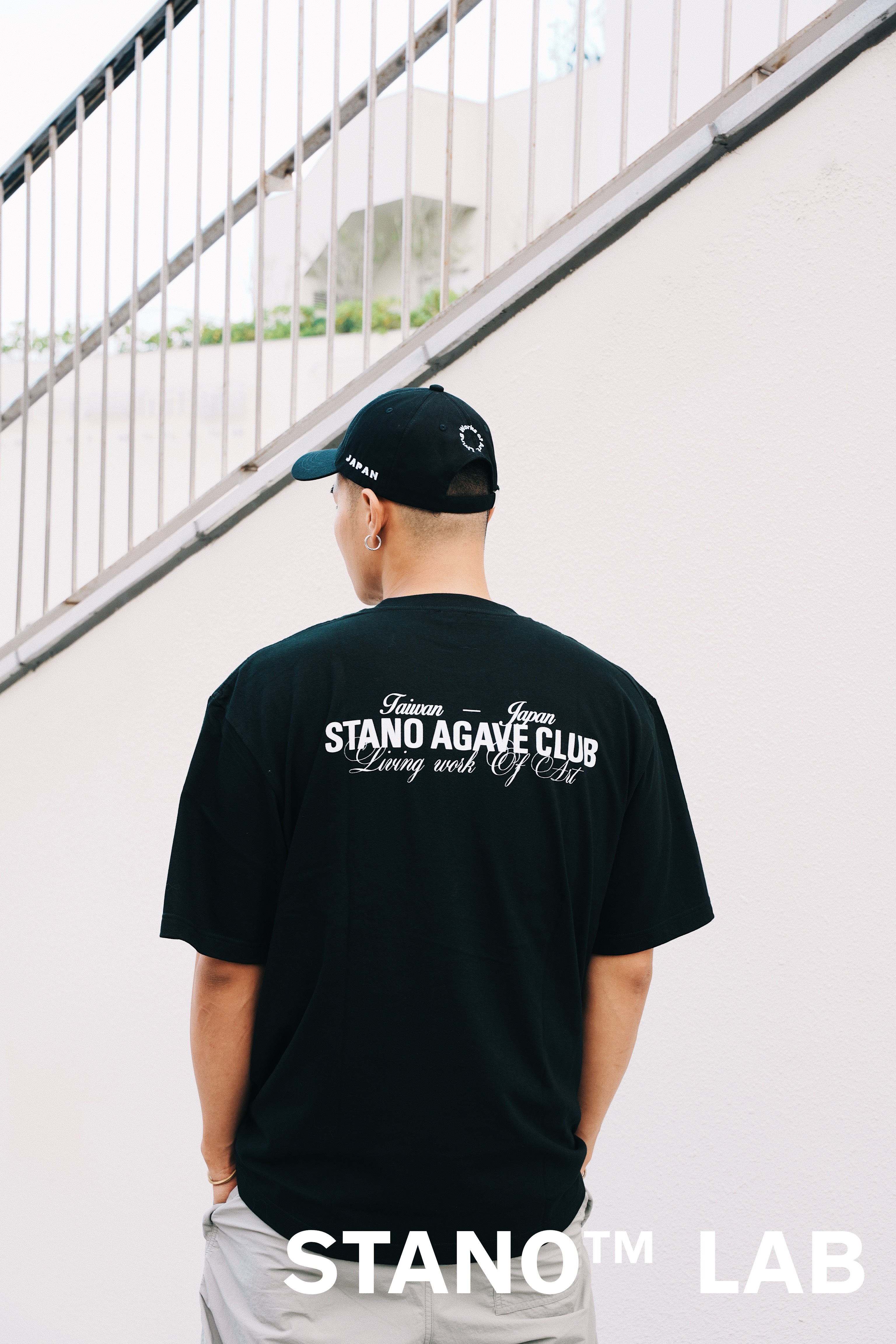 STANO AGAVE CLUB T-shirt (BLACK)