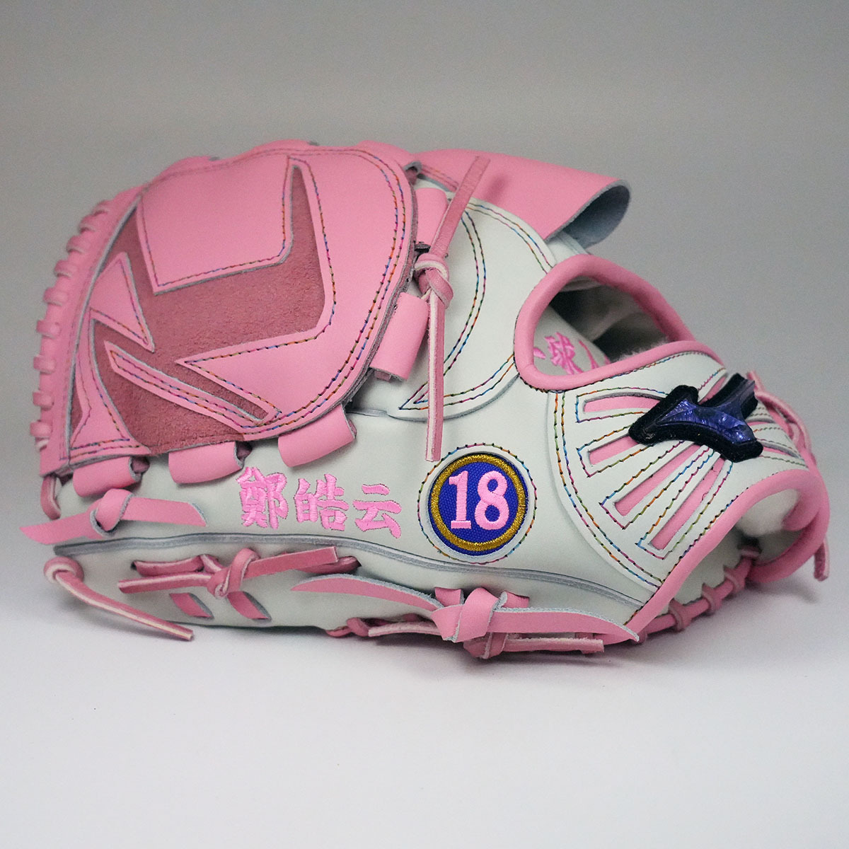 日本製 美津濃 MIZUNO PRO ORDER HAGA JAPAN 新田中將大仕樣 藍鑽標 反手硬式投手手
