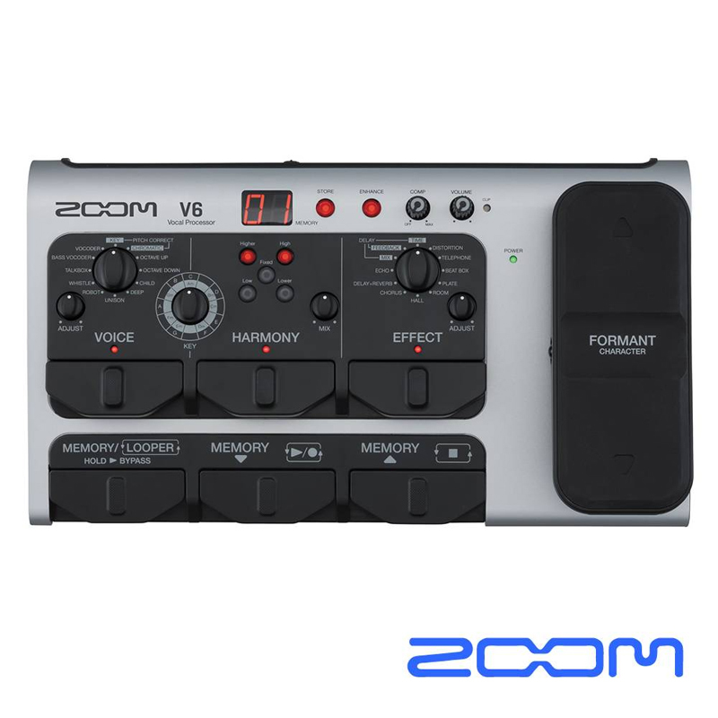 ZOOM 公司貨 V6-SP 人聲綜合效果器