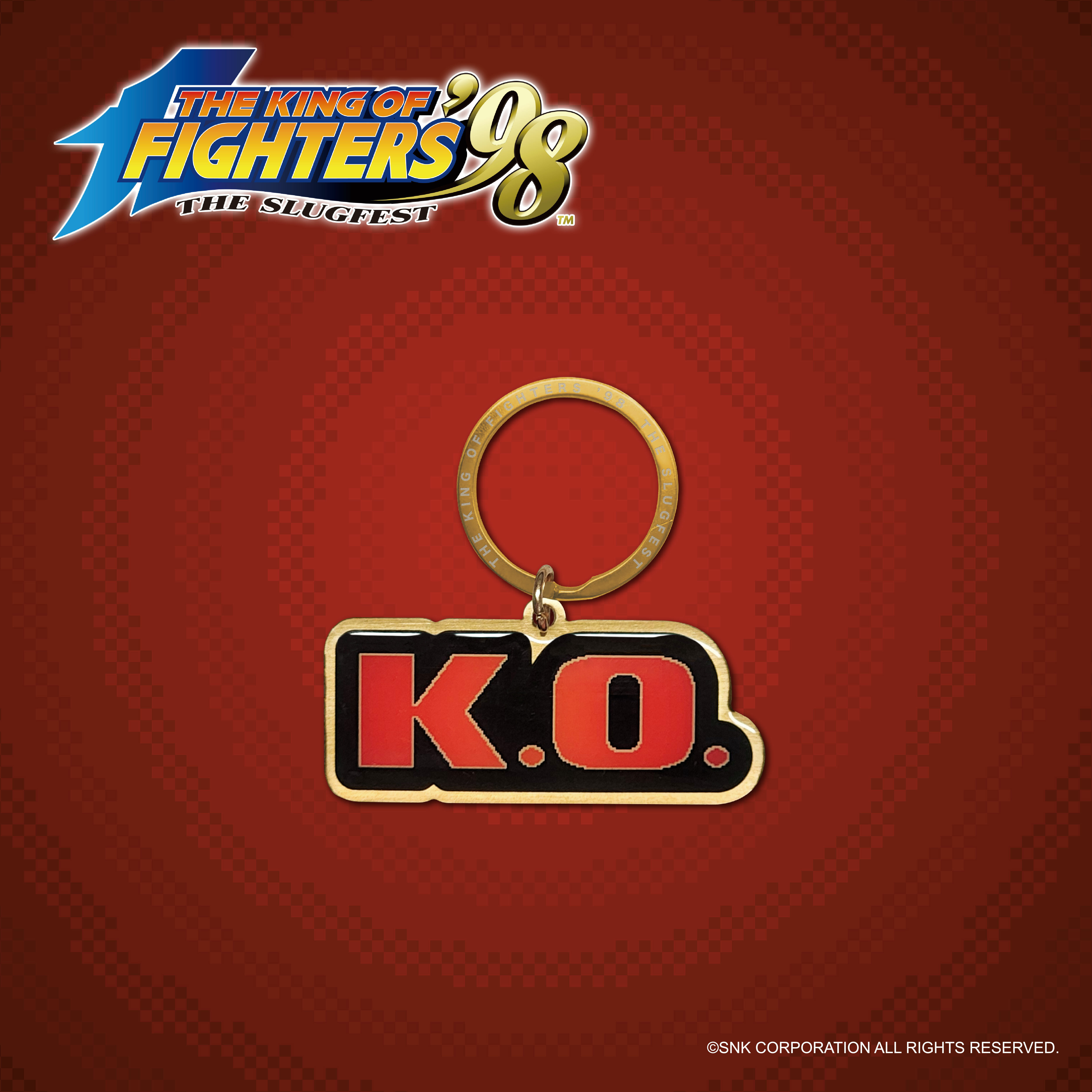 KOF '98-金屬鑰匙圈-K.O.