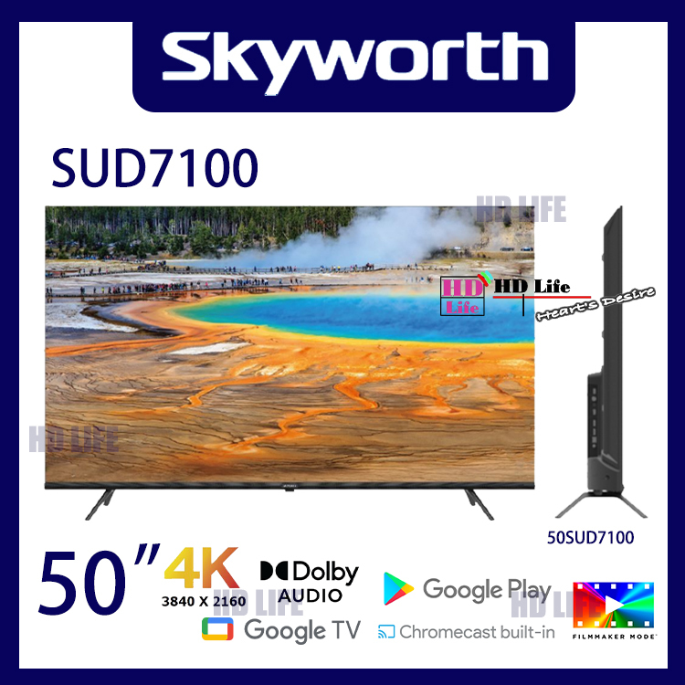 Skyworth 50SUD7100 創維 50" 4K Google TV 4K UHD Smart TV
