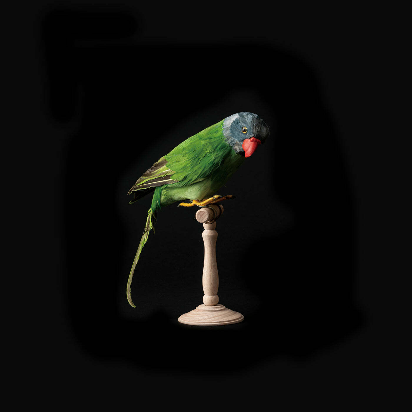 PUEBCO ARTIFICIAL BIRDS Green Parrot