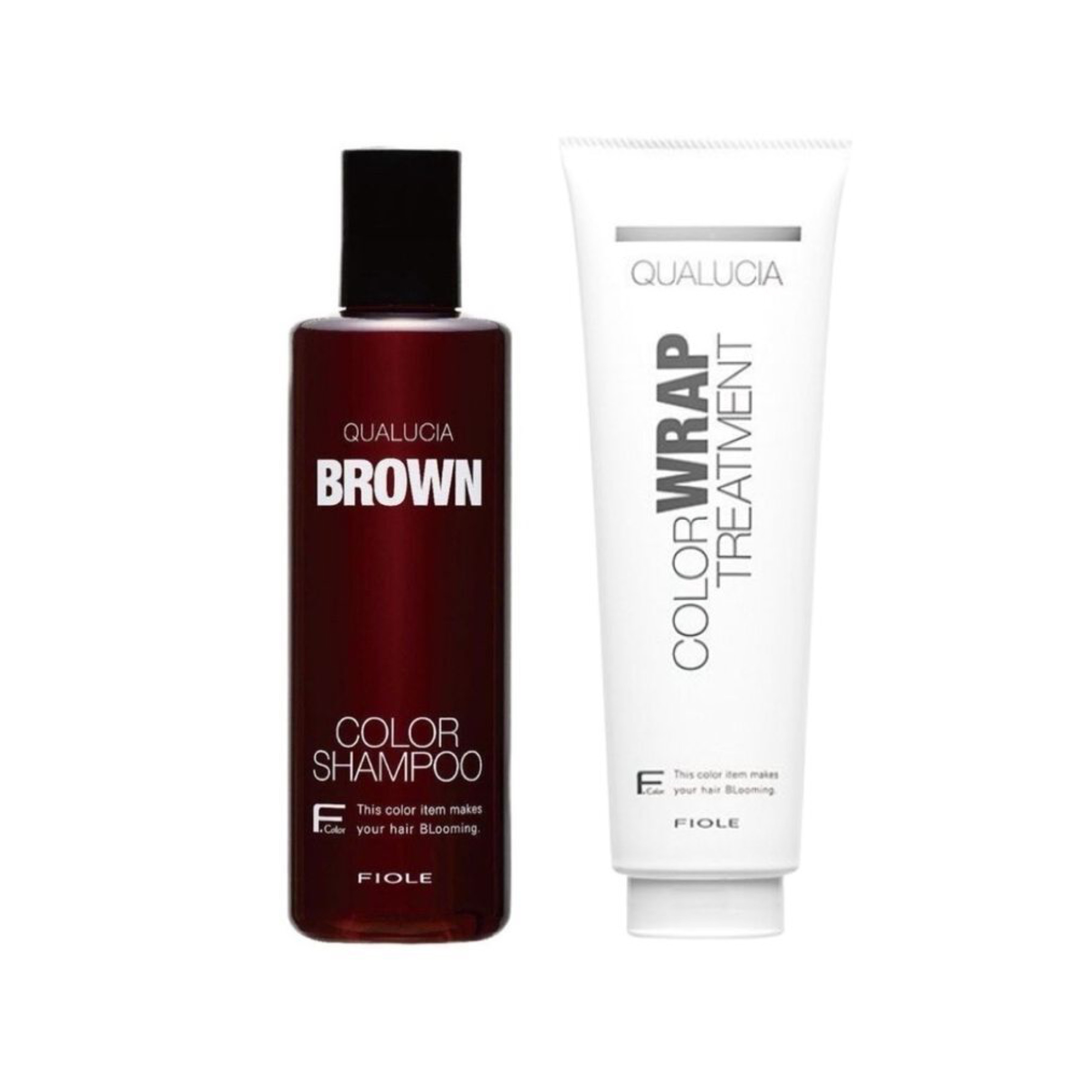 Fiole Qualucia Brown Color Shampoo and Colorwrap Treatm
