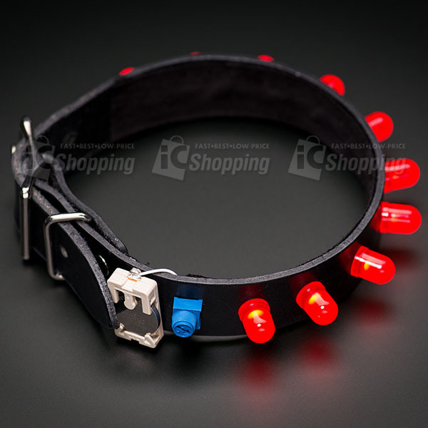 Punk LED Collar Kit - Red LEDs【限量】