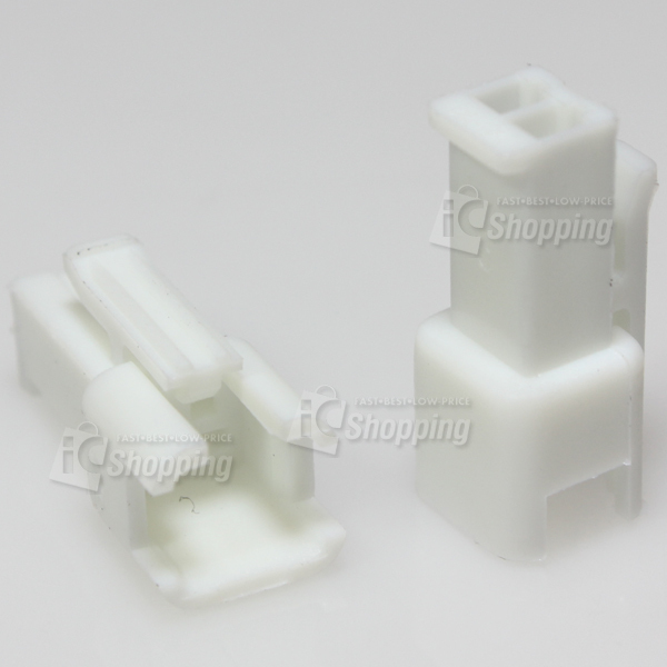 10個- JST/SM2.5-2P 公座(白色)
