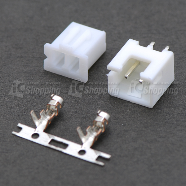 XH2.54-2P 3P 4P 2.54mm 插頭+插座+端子(1套)