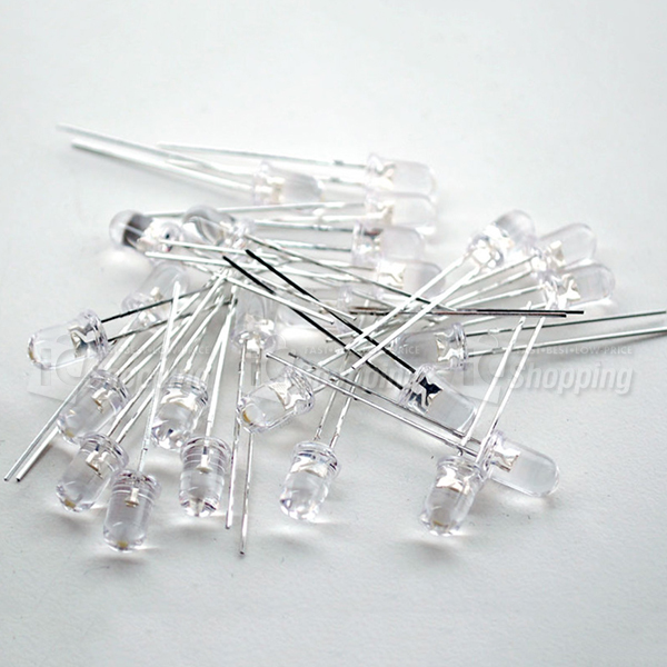 25個- 高亮度 白光 5mm LED