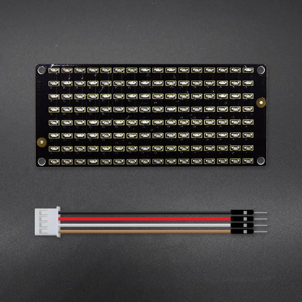 8x16 矩陣LED燈I2C顯示模組