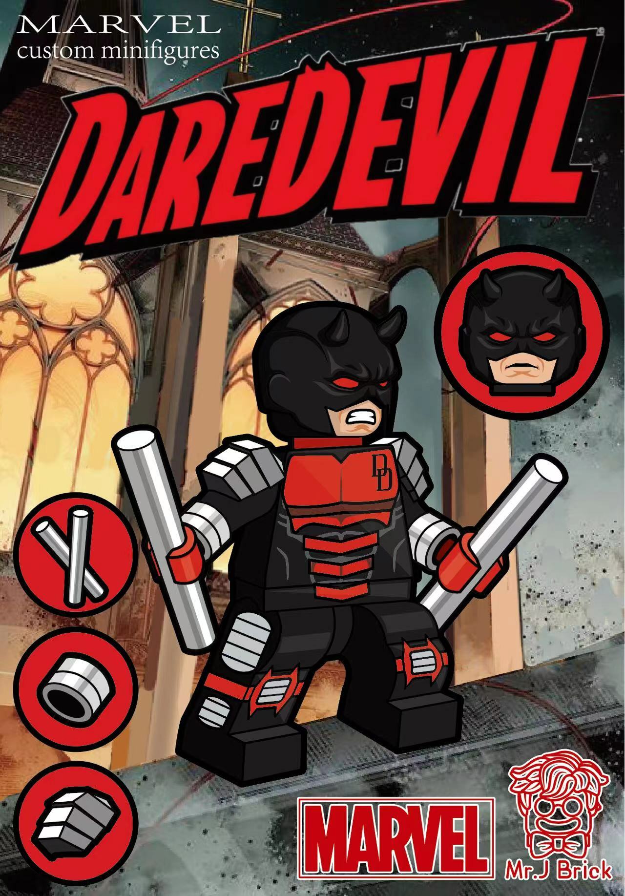 【預訂】【Mr J Brick】夜魔俠