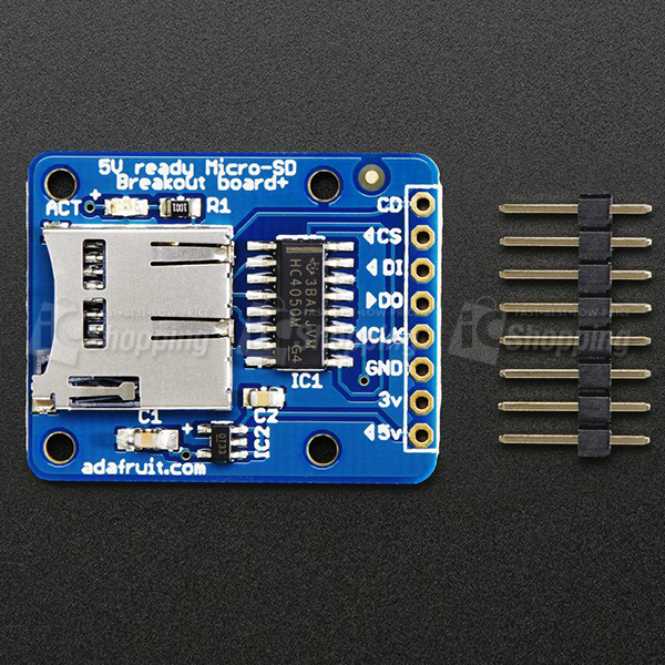 MicroSD card breakout board+