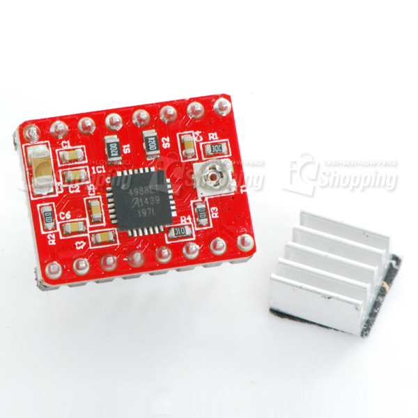 A4988步進馬達驅動模組(附散熱片)