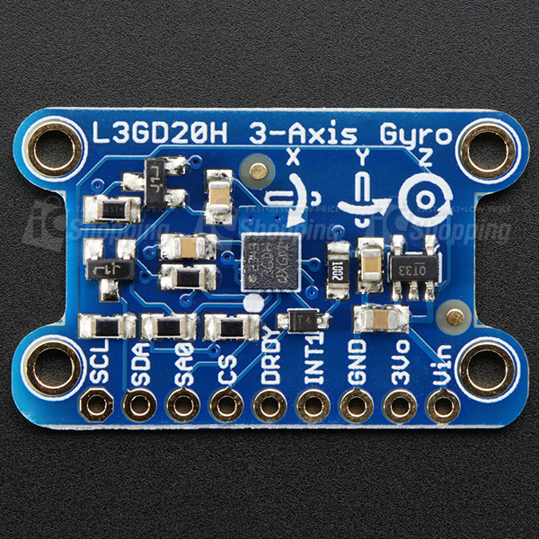 L3GD20H- 三軸陀螺儀感測器