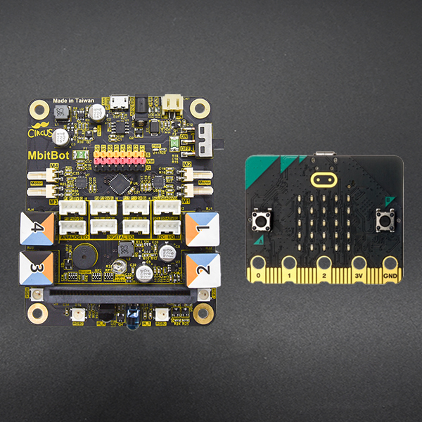micro:bit V2 + MbitBot多功能板