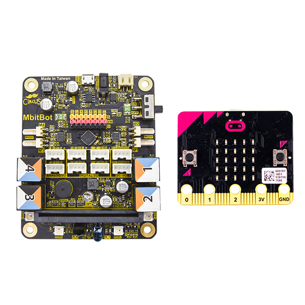 ※micro:bit + MbitBot多功能板