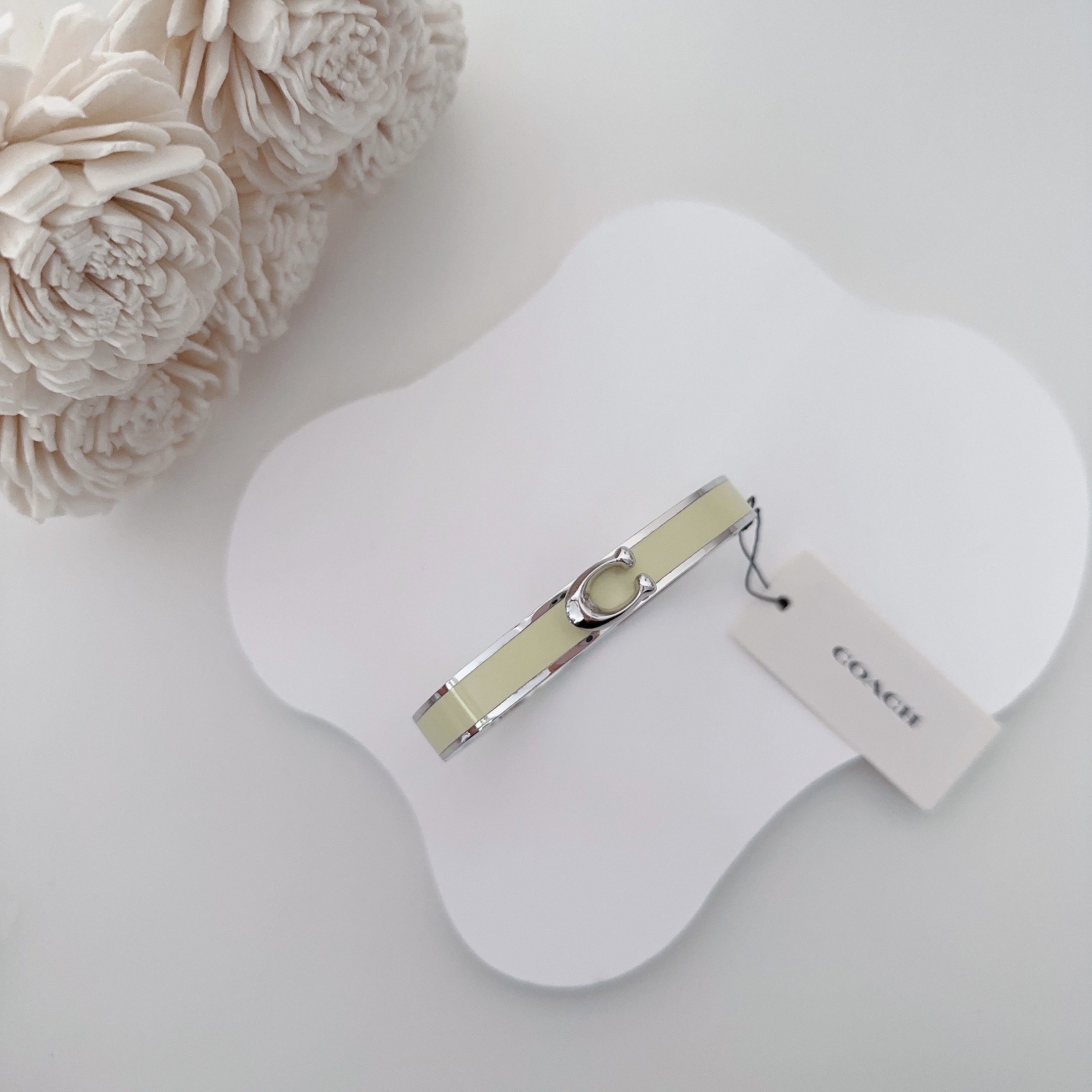 [美國現貨] Coach Signature Push Hinged Bangle