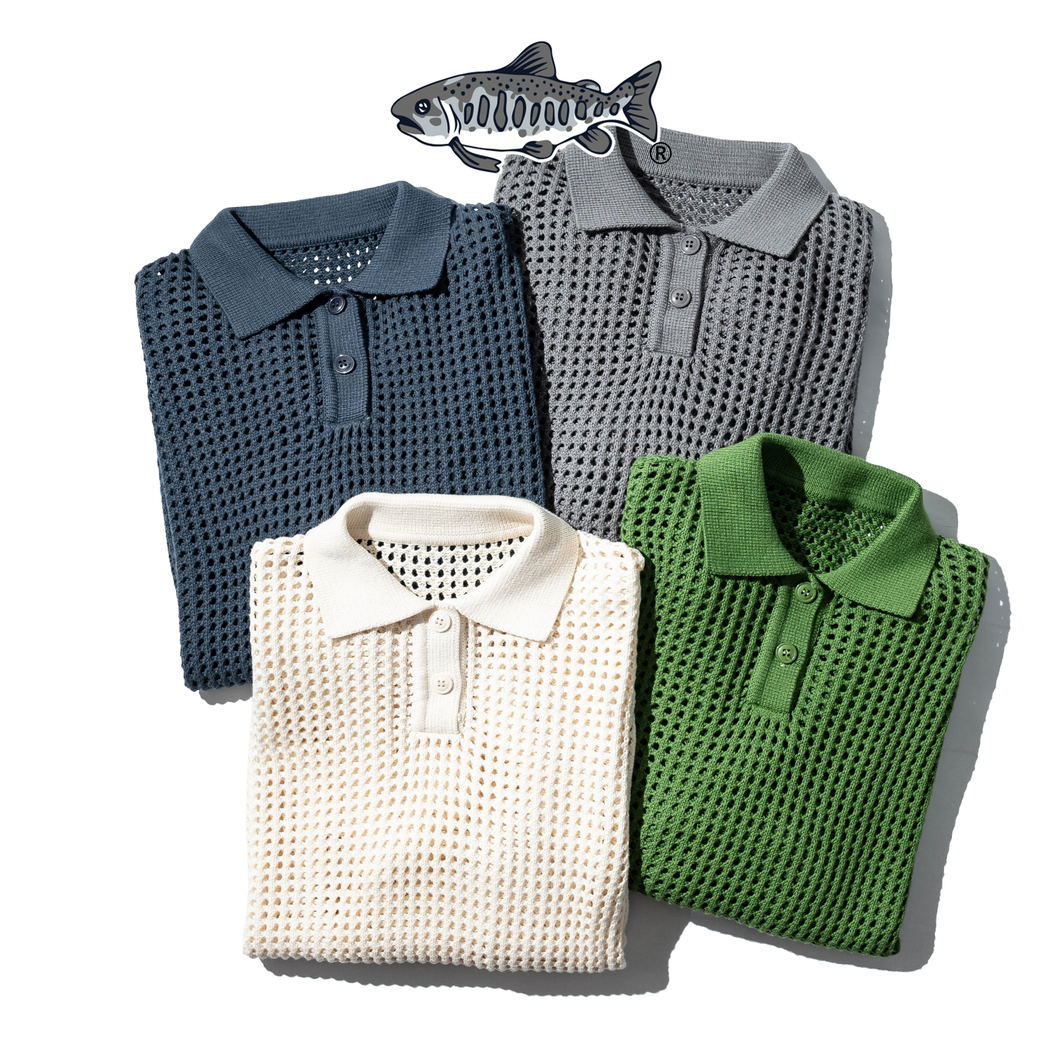 AGILITY Big Mesh POLO Sweater 針織 POLO衫 [O-M01]