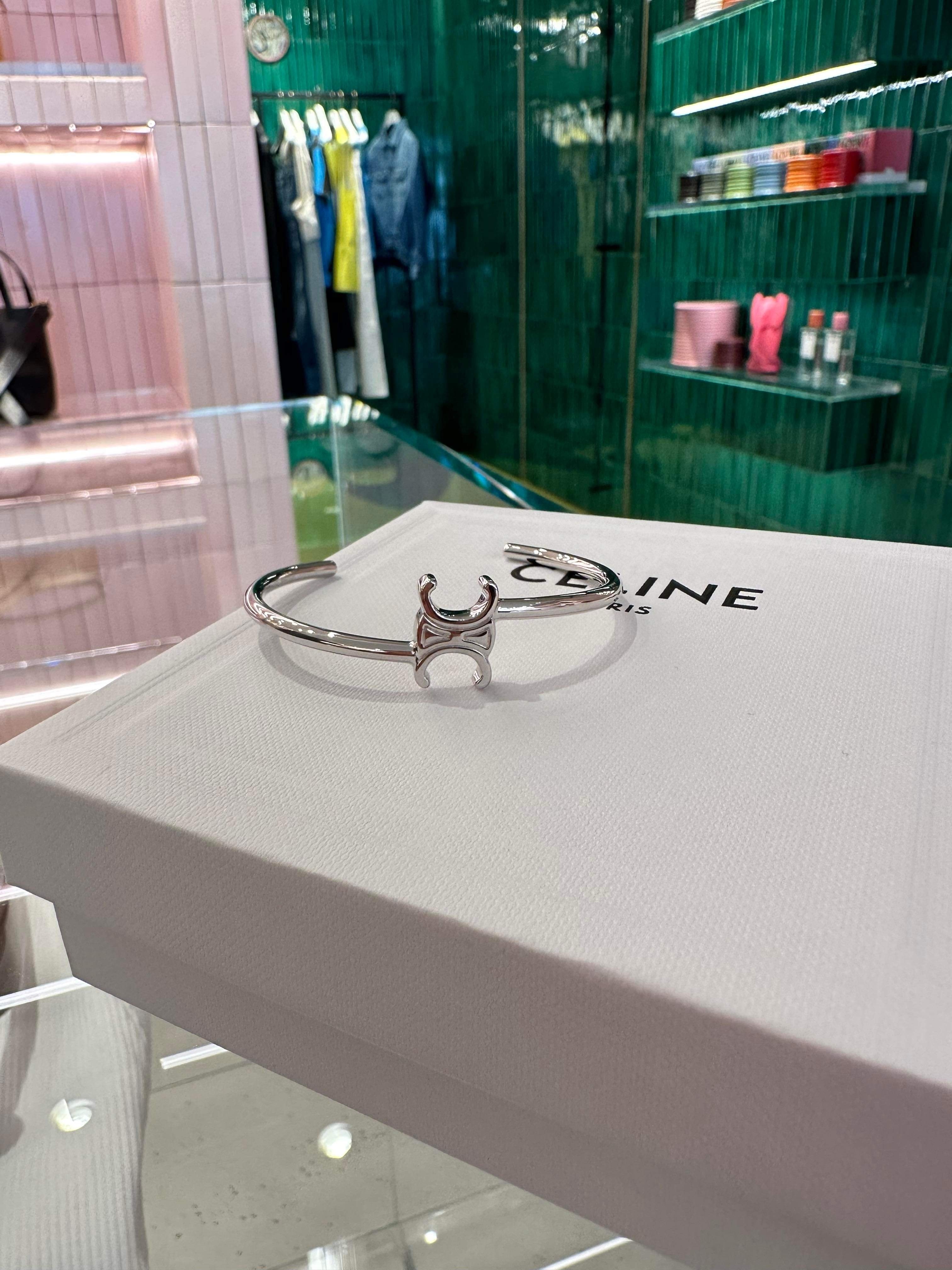 Celine Triomphe Asymmetric Cuff (C1)