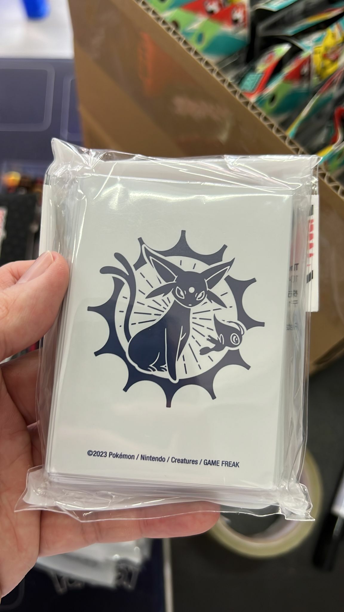 Pokemon Center Sleeves - Espeon Celebi - WCS 2023