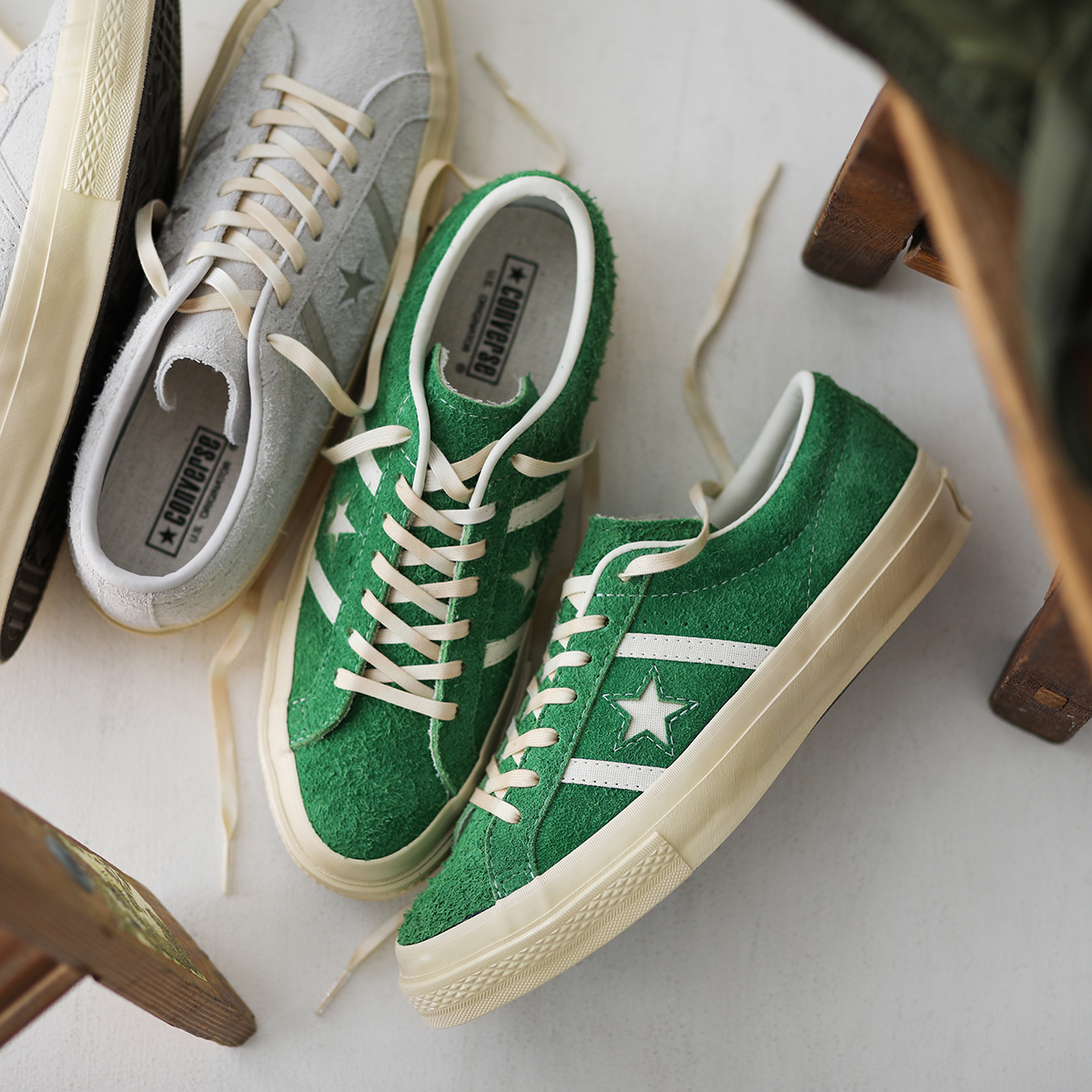 Converse - Star & bars US Originator - Bright Green OR