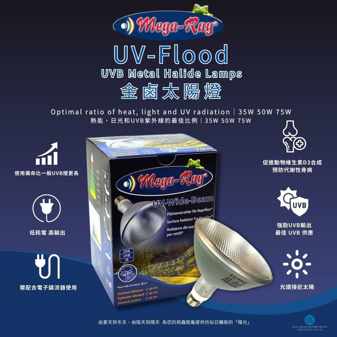 Mega-Ray UV-Flood 金鹵太陽燈 35W~70W