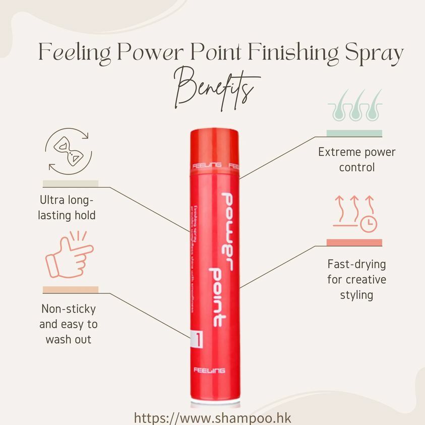 Feeling Power Point Finishing Spray Clay 髮泥 噴髮膠