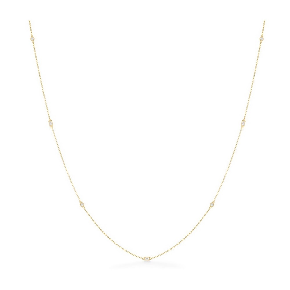 （預訂/AK1809010100）AHAKAH - 18K黃金/鑽石 Nudie Gran 頸鍊