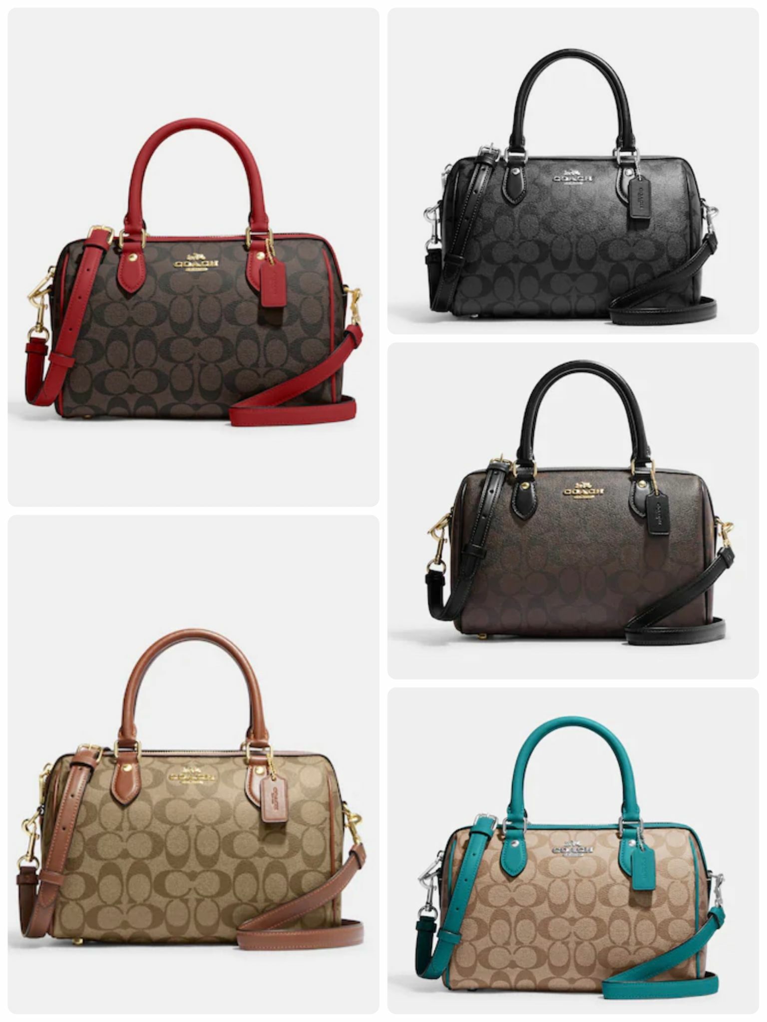 【預購】Coach Z22838 Rowan Satchel In Signature Canvas