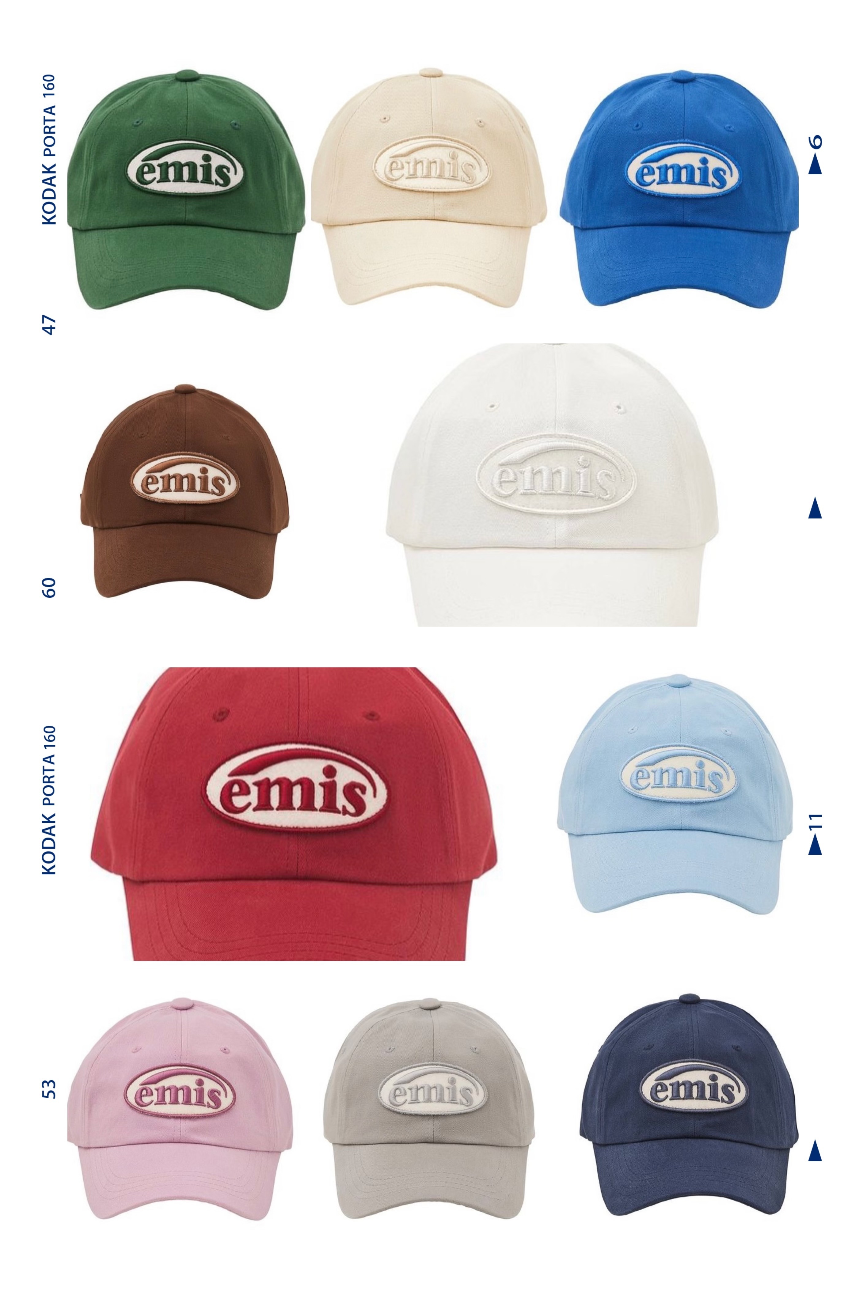 (現貨) EMIS TONE IN TONE CAP (11 COLORS)