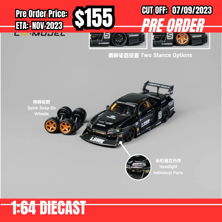 PO-$155 * CM Model * 1:64 Nissan Skyline GT-R Super Sil