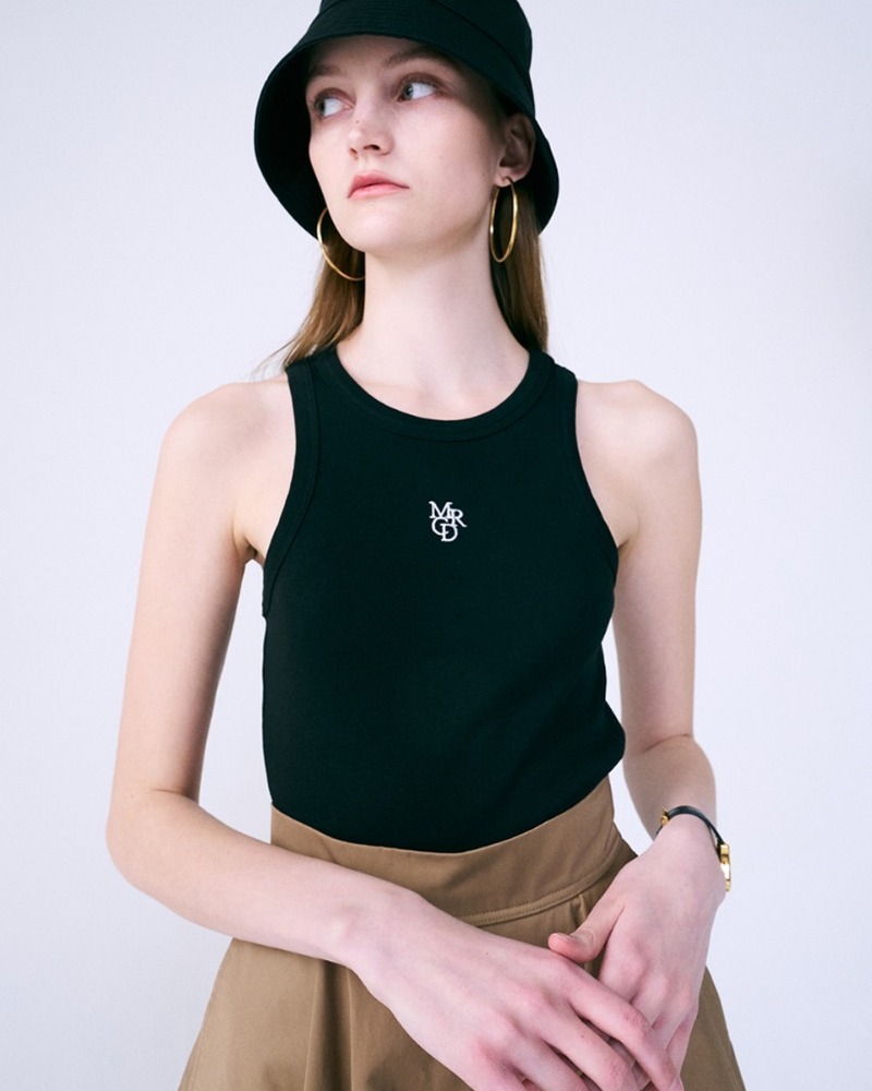 Mardi Mercredi TANK RACER MRCD_BLACK WHITE