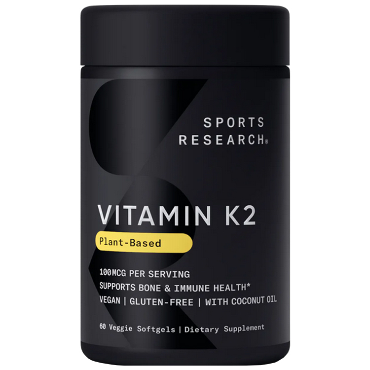 美國Sports Research 維他命K2+椰子油 60粒素食軟膠囊|香港旺角門市選購 美國Sports Research 維他命K2+椰子油 60粒素食軟膠囊|香港旺角門市選購