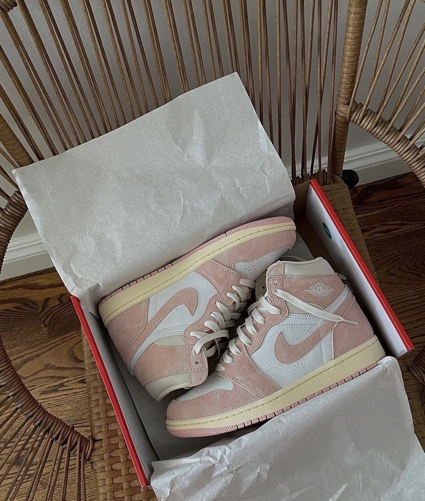 Nike Jordan 1 Retro High OG 水洗粉 喬丹 麂皮 休閒鞋 FD2596600