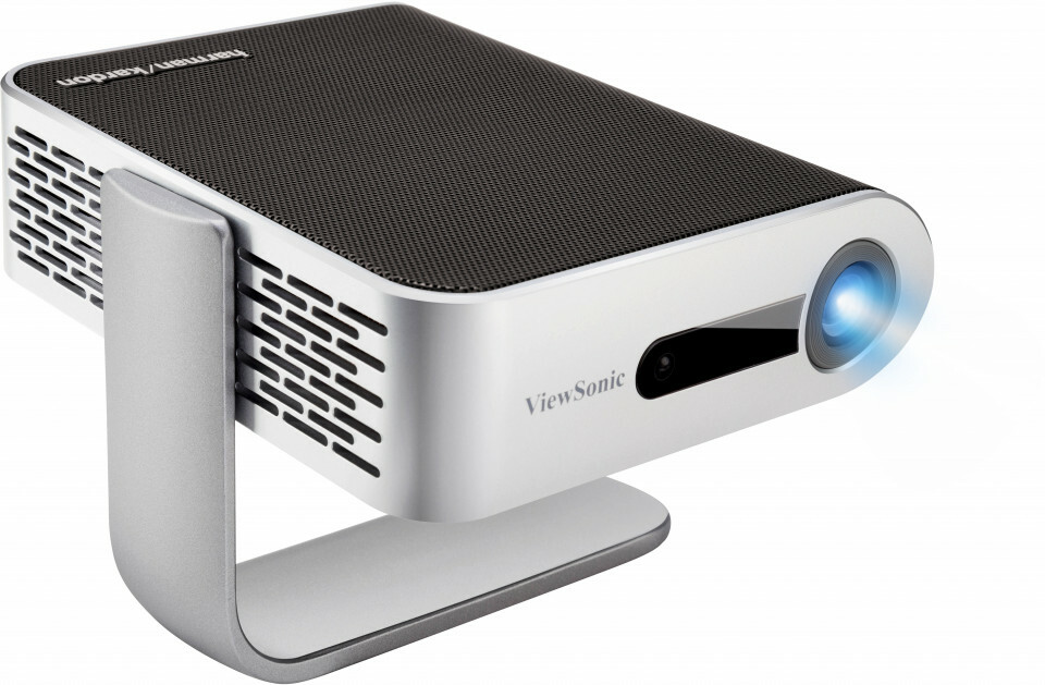 ViewSonic M1+ V2 Smart LED Portable Projector with Harm